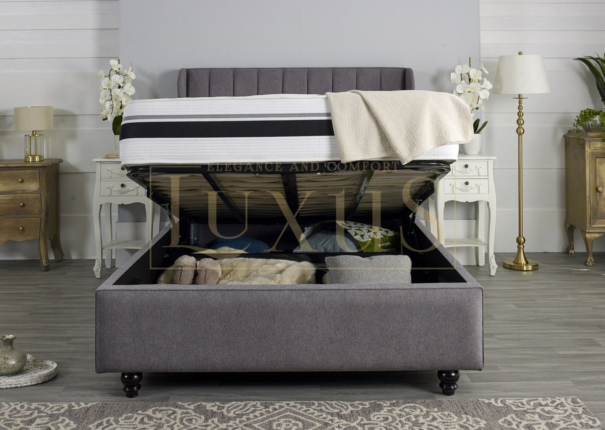Freya Winged Bed | Luxury Upholstered Winged Beds – Luxus Beds